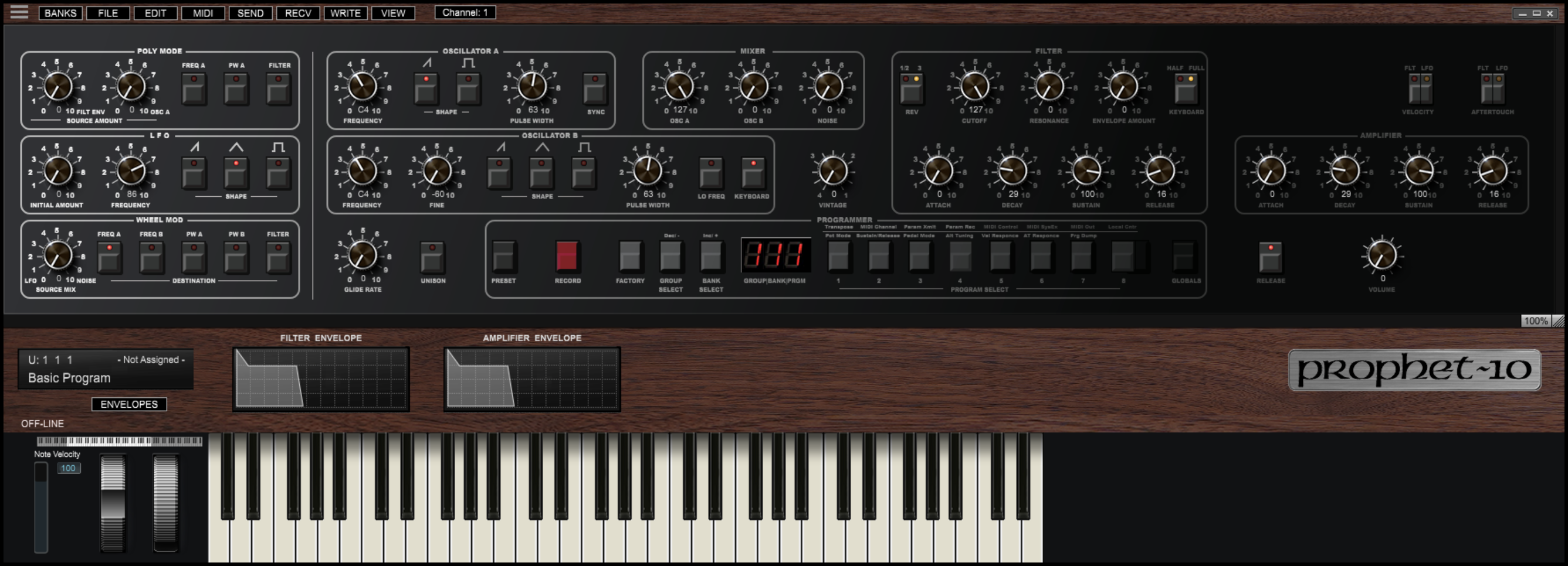 Sequential Prophet~5/10 PlugSE