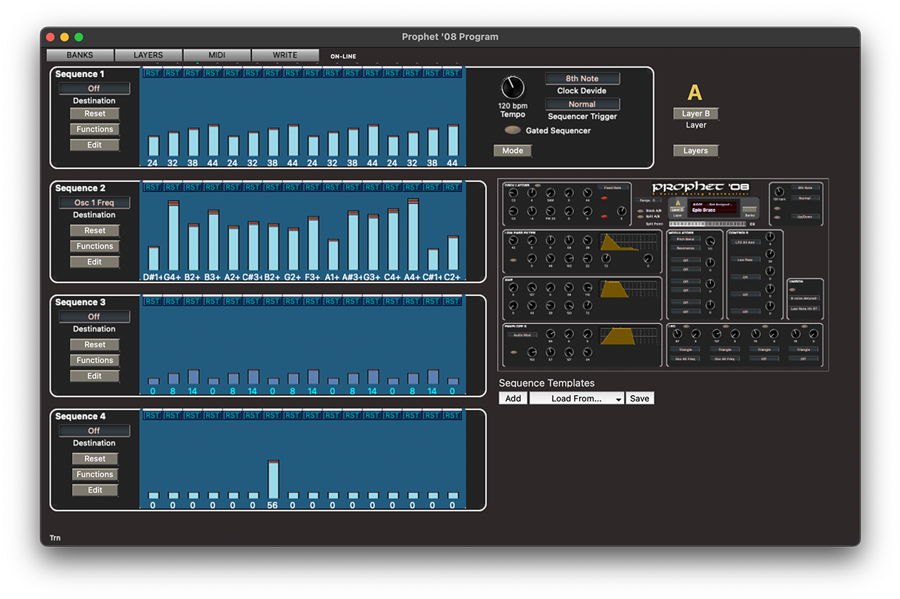 DSI Prophet '08 Standalone Sound Editor