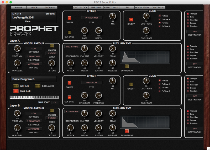 Dave Smith Instruments - Prophet REV2 Sound Editor